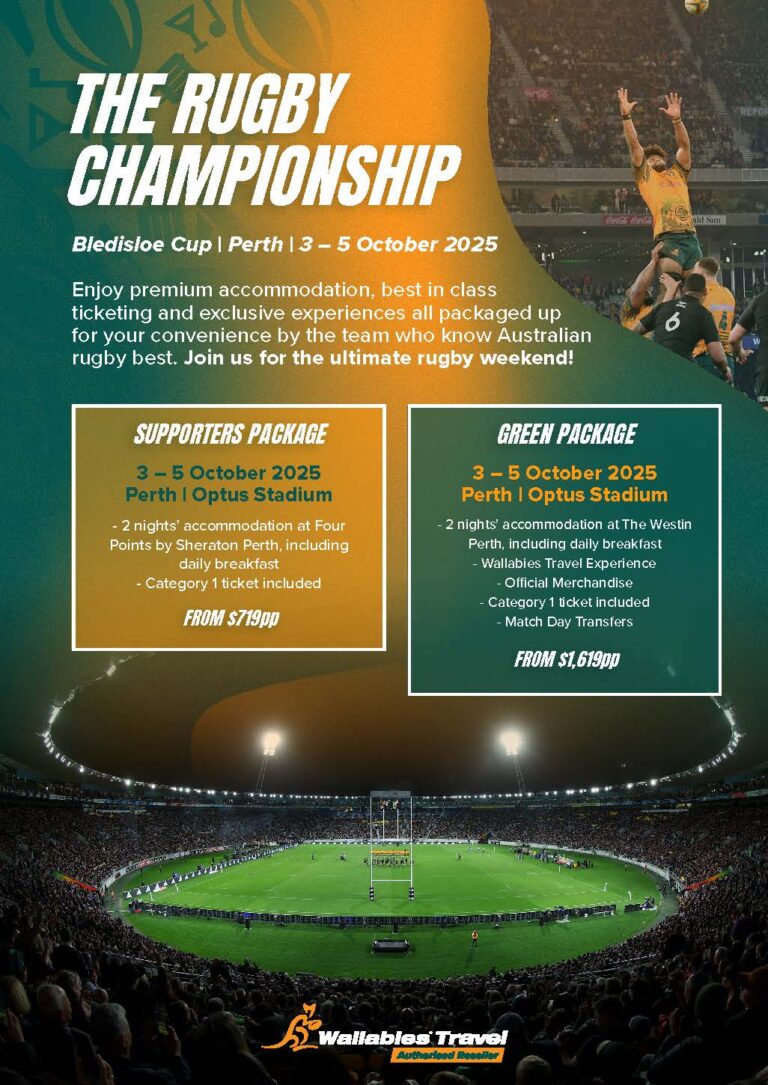 Bledisloe Cup 2025 | Perth - Gullivers